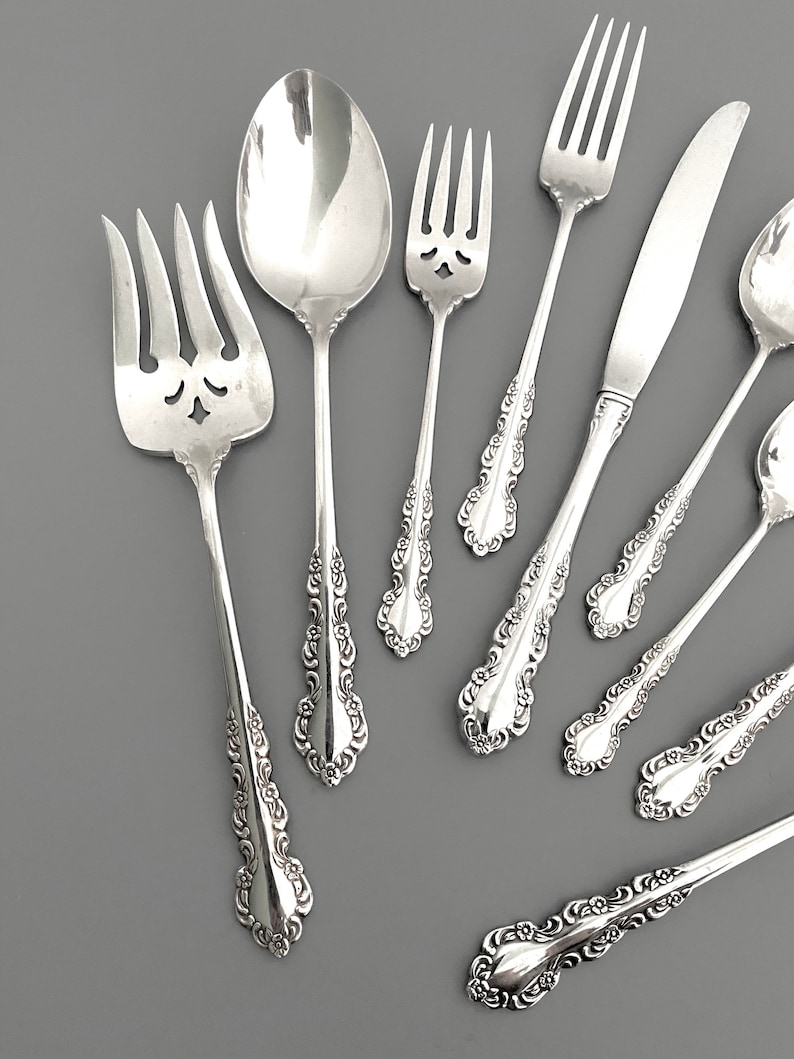 Oneida Cube SHELLEY Stainless Flatware Discontinued Pattern - Etsy UK