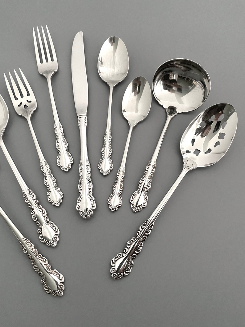 Oneida Cube SHELLEY Stainless Flatware Discontinued Pattern - Etsy