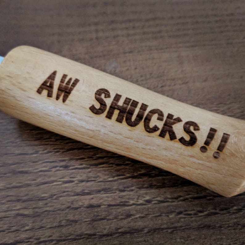Aw Shucks Engraved Oyster Knife - Etsy