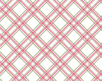 Pink Plaid Fabric | Etsy