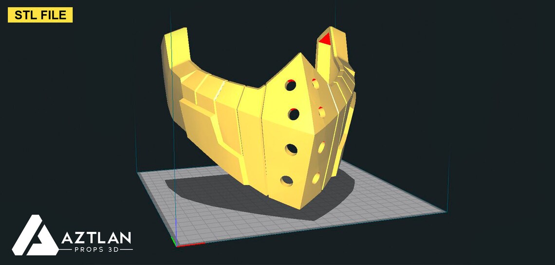 Deku Mask MHA 3D Print & Pepakura - Etsy