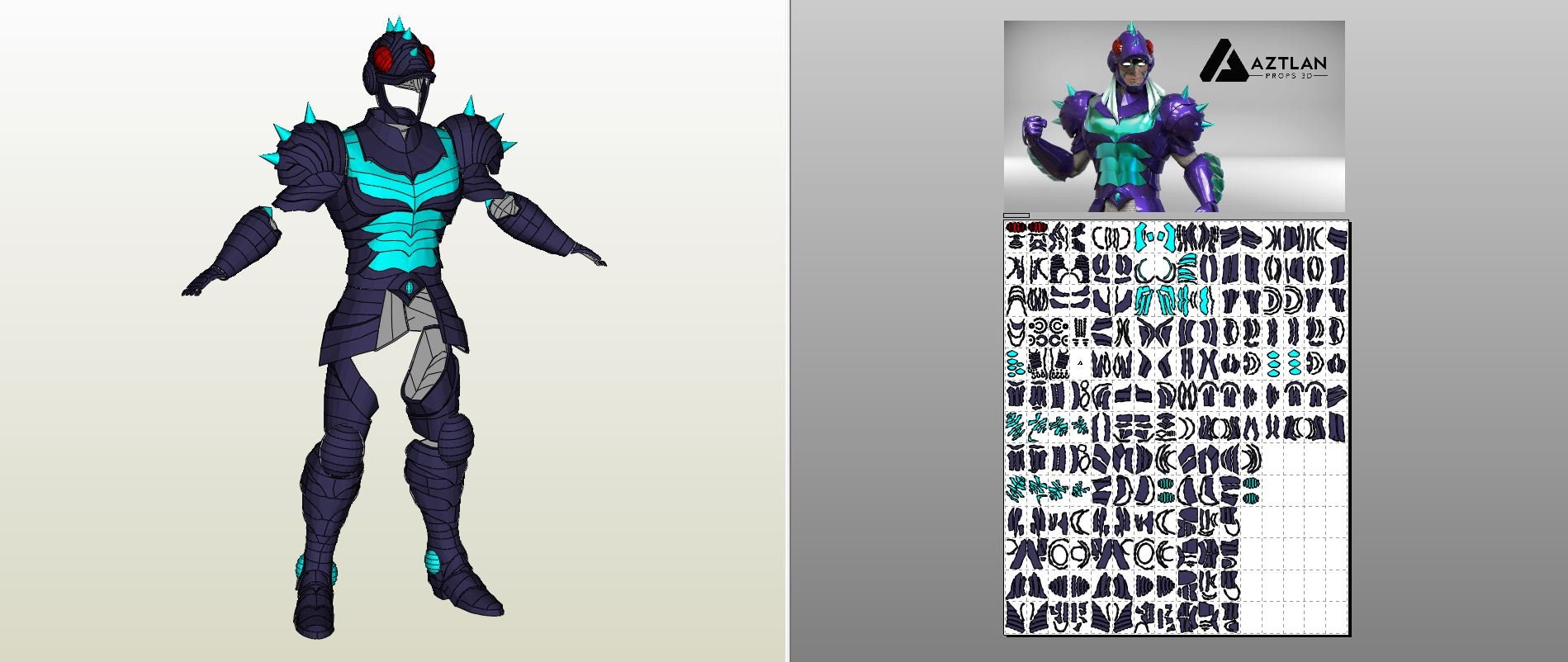 Thor Saint Seiya Armor Pepakura - Etsy México