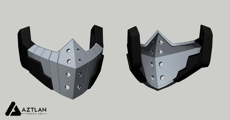 Deku Mask MHA 3D Print & Pepakura - Etsy