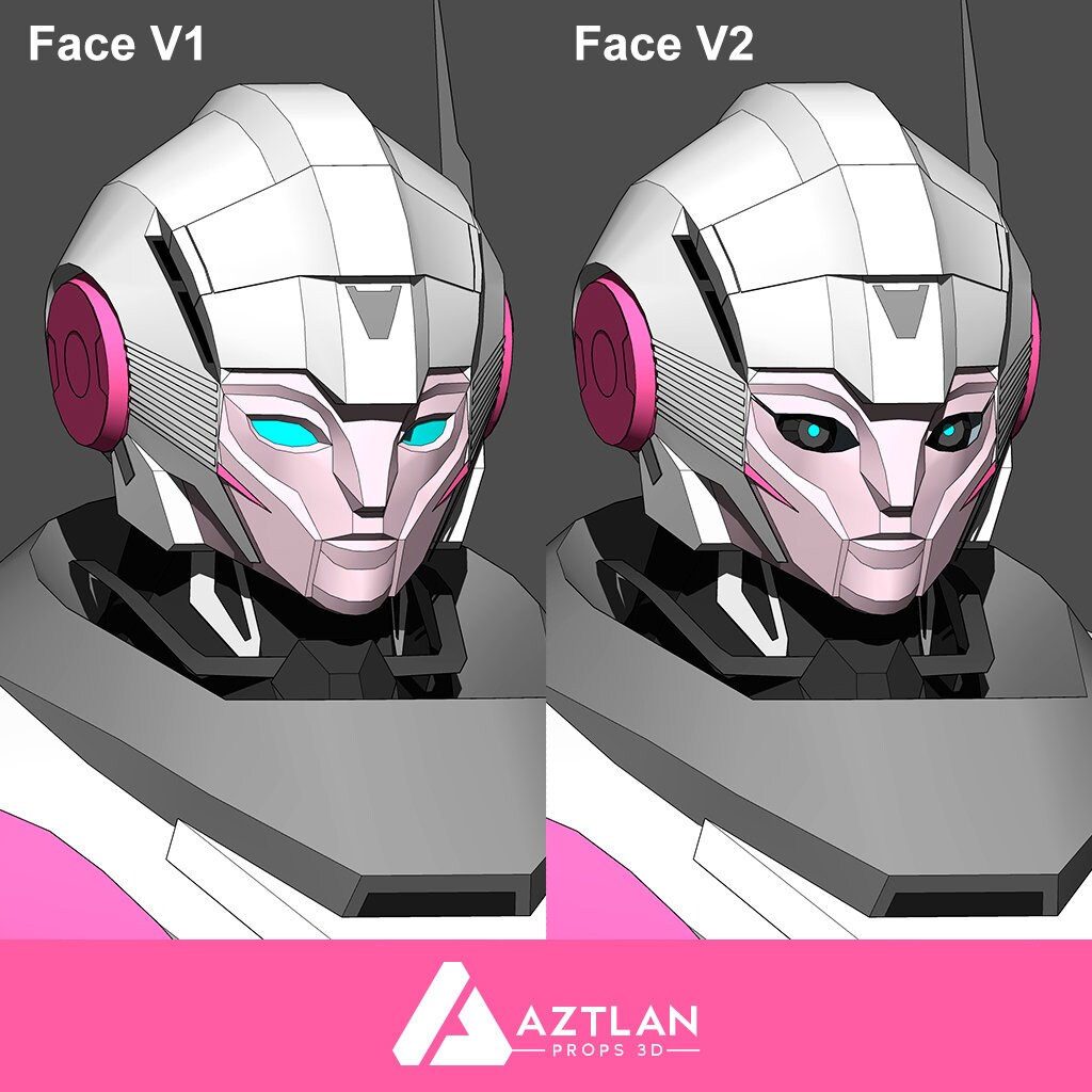 Arcee Helmet Pepakura - Etsy UK