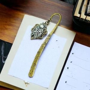 Steampunk Metal Beetle Bookmark Swarovski Crystals, Gears & Cogs - Etsy