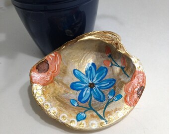 Painted clam shell | Etsy