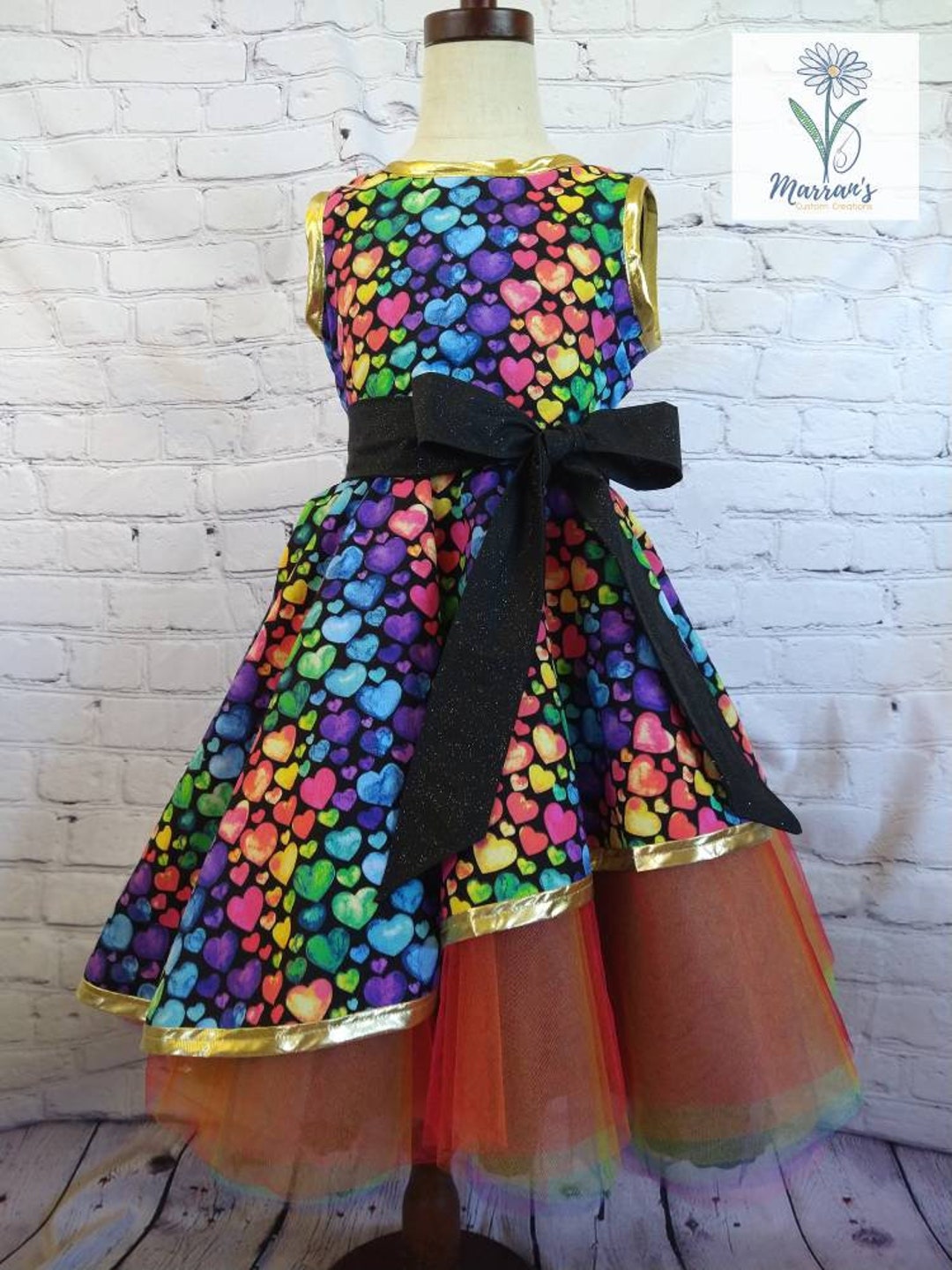 Watercolor Rainbow Asymmetrical Dress - Etsy
