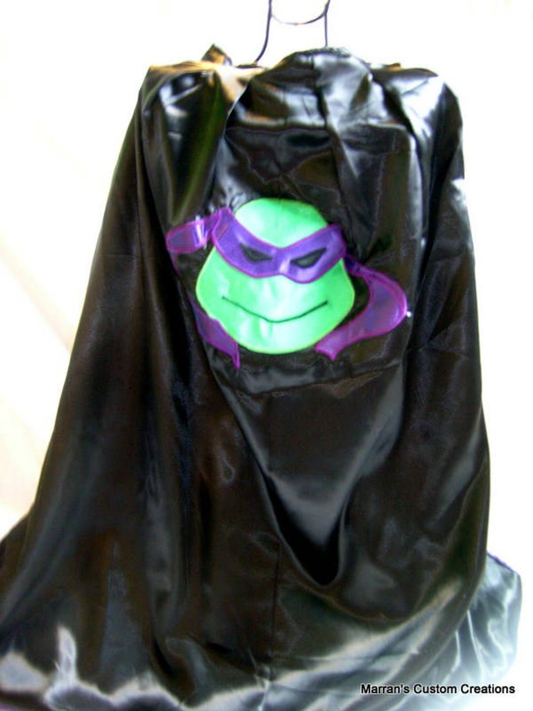Purple Turtle Supehero Cape, Masked Turtle, Turtle Costume, Halloween ...