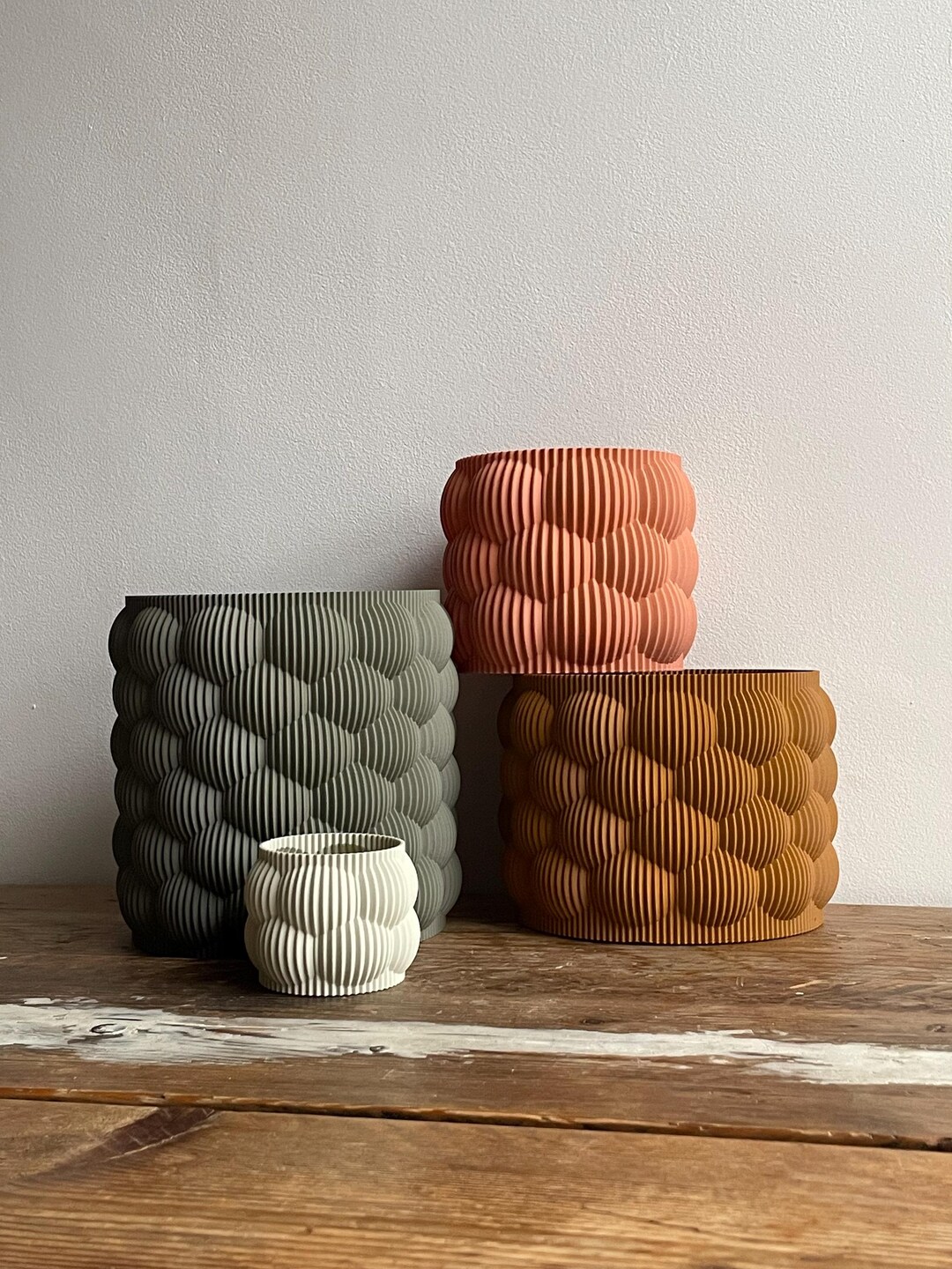 BUBBLE Plant Pot | Plant Based Plastic | Eco-friendly | 3D Printed ...