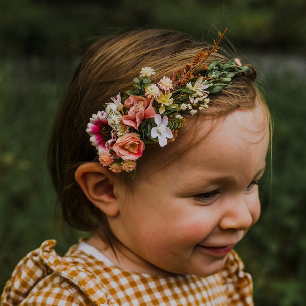 Flower Girl Headband - Etsy