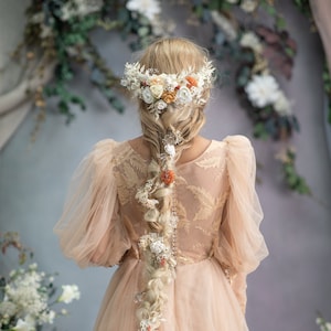 Boho Hair Vine Wedding Braided Vines Autumn Headpiece Bridal ...