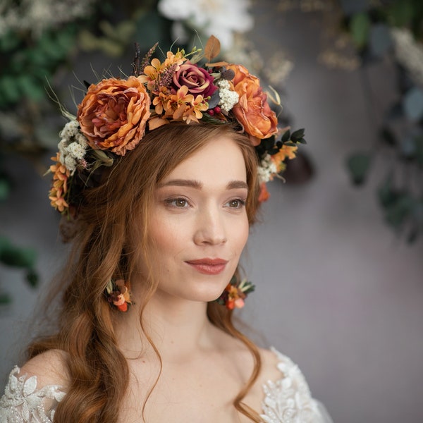 Boho Flower Crown - Etsy