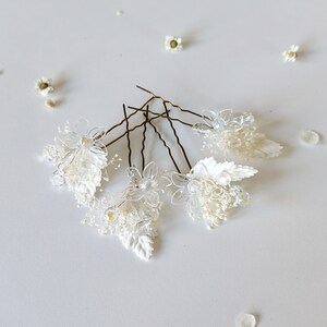 Glam Bridal Hair Pins Romantic Hair Pins Glamour Wedding - Etsy