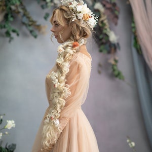 Boho Hair Vine Wedding Braided Vines Autumn Headpiece Bridal ...