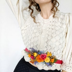 Colorful Belt Summer Festivals Wild Flowers Design Boho Wedding Floral ...