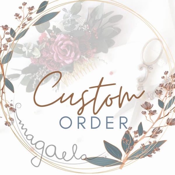 Custom Wedding Hair Pin - Etsy