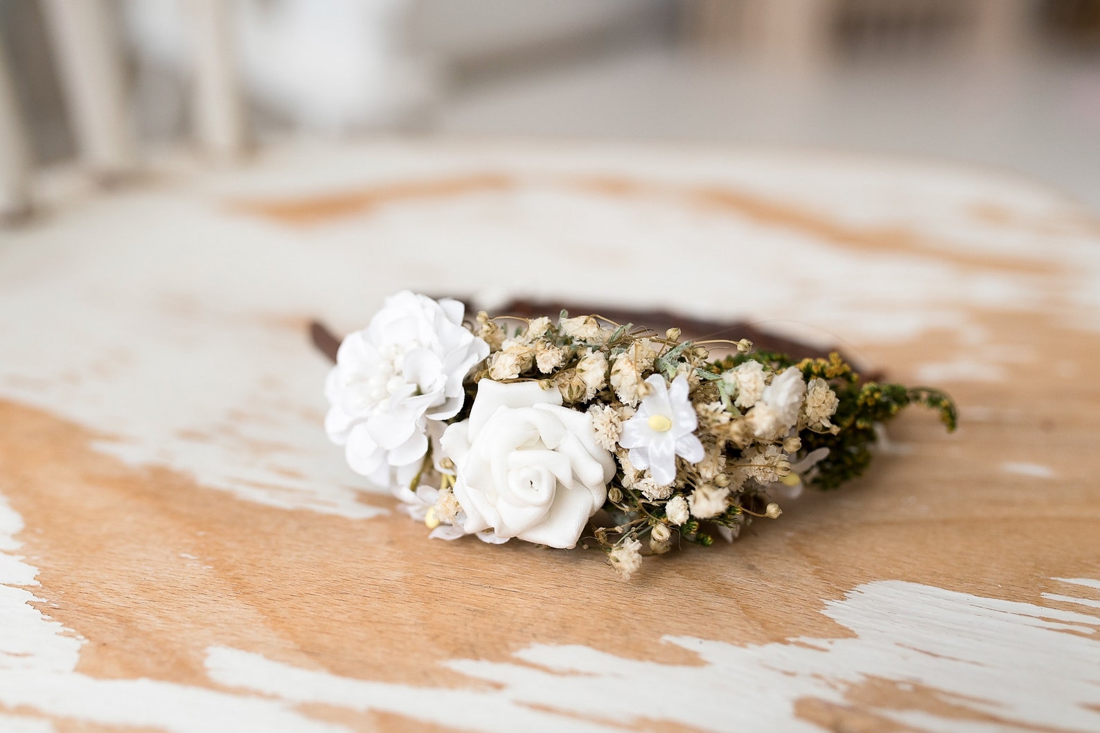 Headband for First Holy Communion White Floral Headband - Etsy