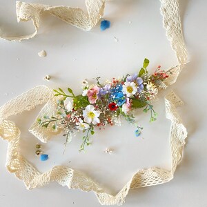 Colorful Spring Belt Wildflowers Belt Garden Wedding Bridal Accessories ...