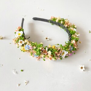 Pastel Spring Headband Colorful Flower Headband Boho Flower Headband ...