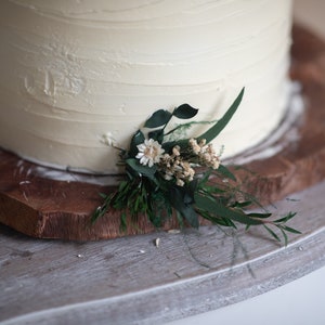 Greenery Cake Toppers Wedding Cake Decoration Preserved Eucalyptus and ...