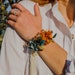 Bridal Flower Bracelet Mead Wrist Corsage Natural Flower - Etsy