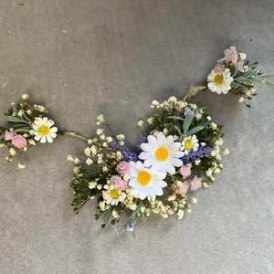 Meadow Daisy Boutonniere Spring Flower Buttonhole Groom Wildflowers ...