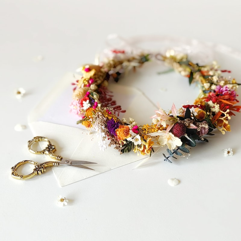 Boho Flower Crown - Etsy