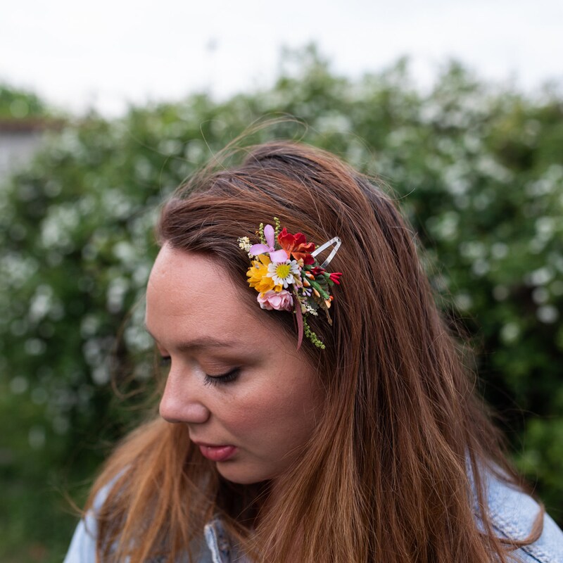 Flower Hair Clip - Etsy
