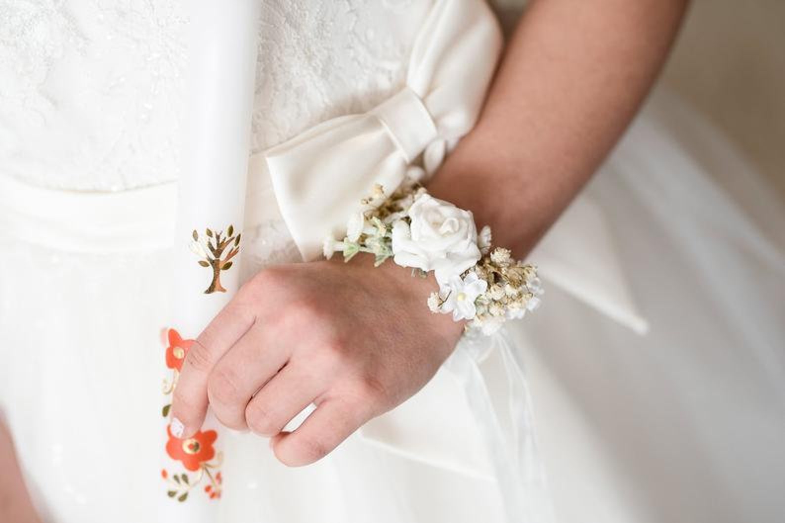 Headband for First Holy Communion White Floral Headband - Etsy