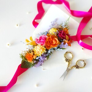 Colorful Belt Summer Festivals Wild Flowers Design Boho Wedding Floral ...
