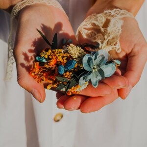 Bridal Flower Bracelet Mead Wrist Corsage Natural Flower Bracelet ...