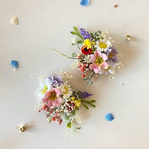 Meadow Flower Shoe Clips Wild Flowers Floral Decoration for Shoe High ...