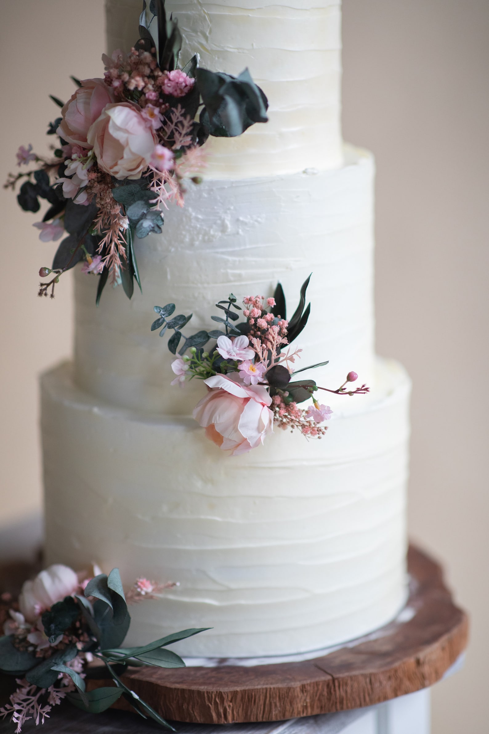 Flower Cake Topper Wedding Cake Decoration Romantic Peony and - Etsy