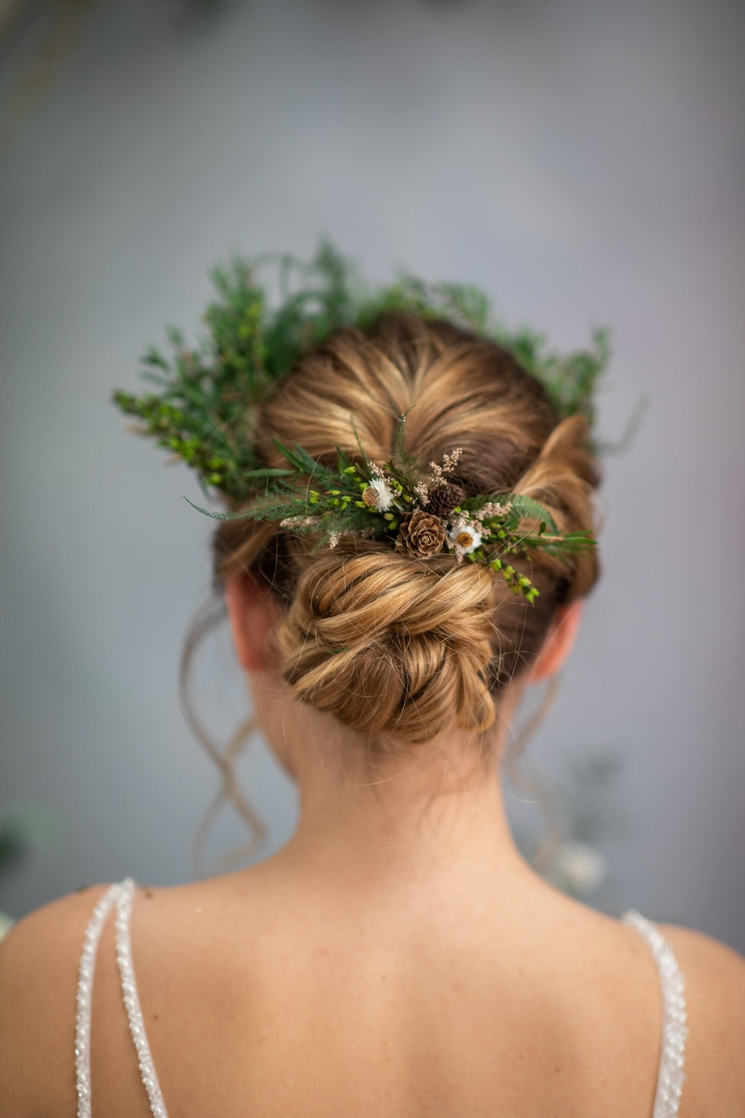 Pine Cone Bridal Hair Comb: Woodland Wedding Hair Accessory - Etsy