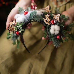 Nutcracker Gingerbread Headband: Fairytale Christmas Crown - Etsy