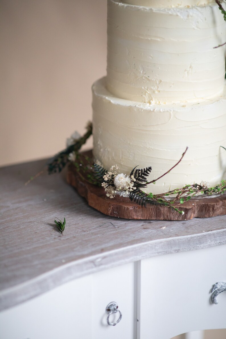 Cascading Wedding Cake Flowers Cake Flower Decoration Natural - Etsy