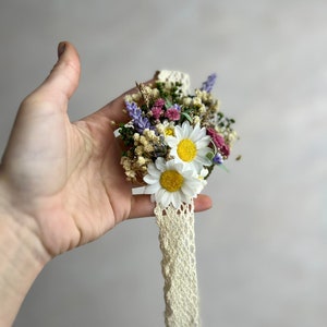 Meadow Daisy Boutonniere Spring Flower Buttonhole Groom Wildflowers ...