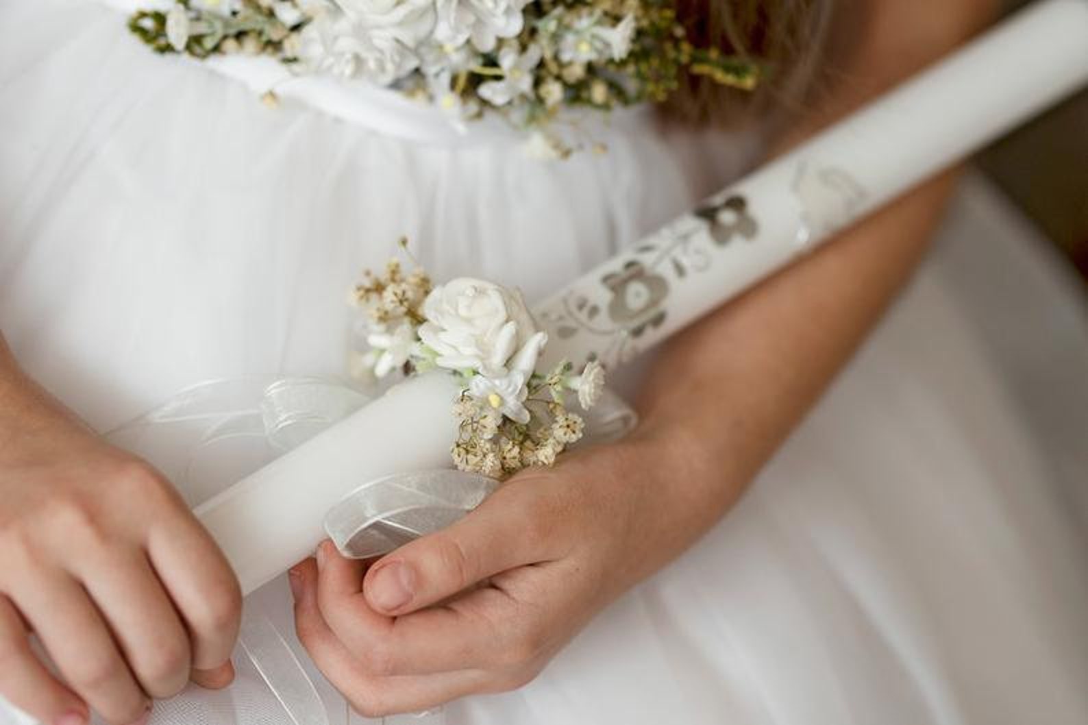 Headband for First Holy Communion White Floral Headband - Etsy