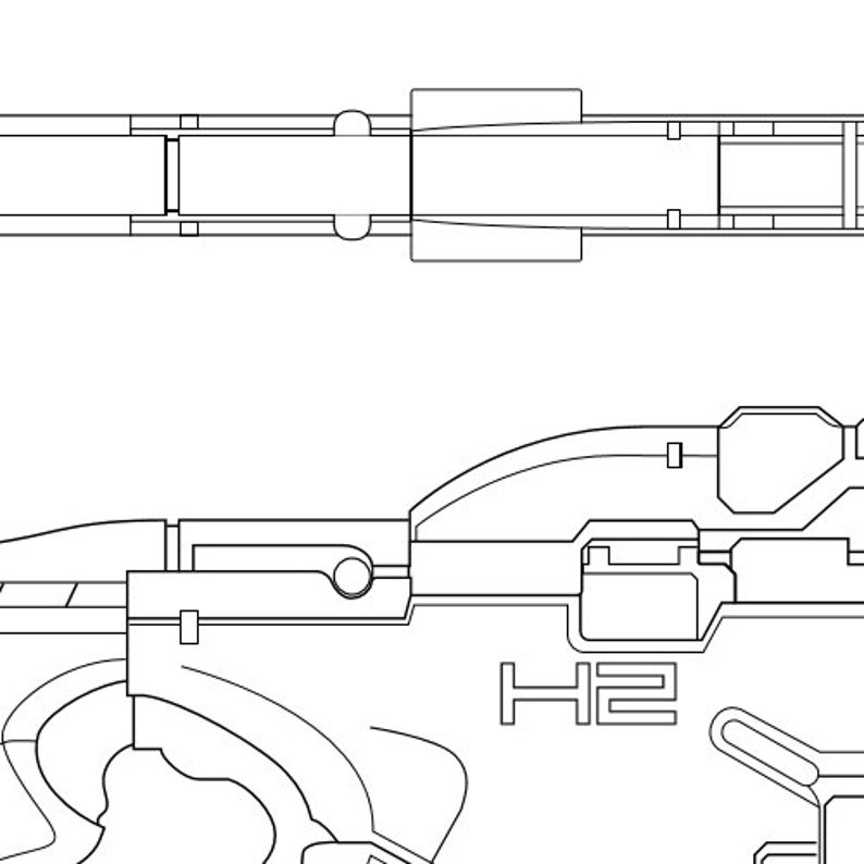 M-25 Cerberus Hornet Blueprint (mass Effect) - Etsy