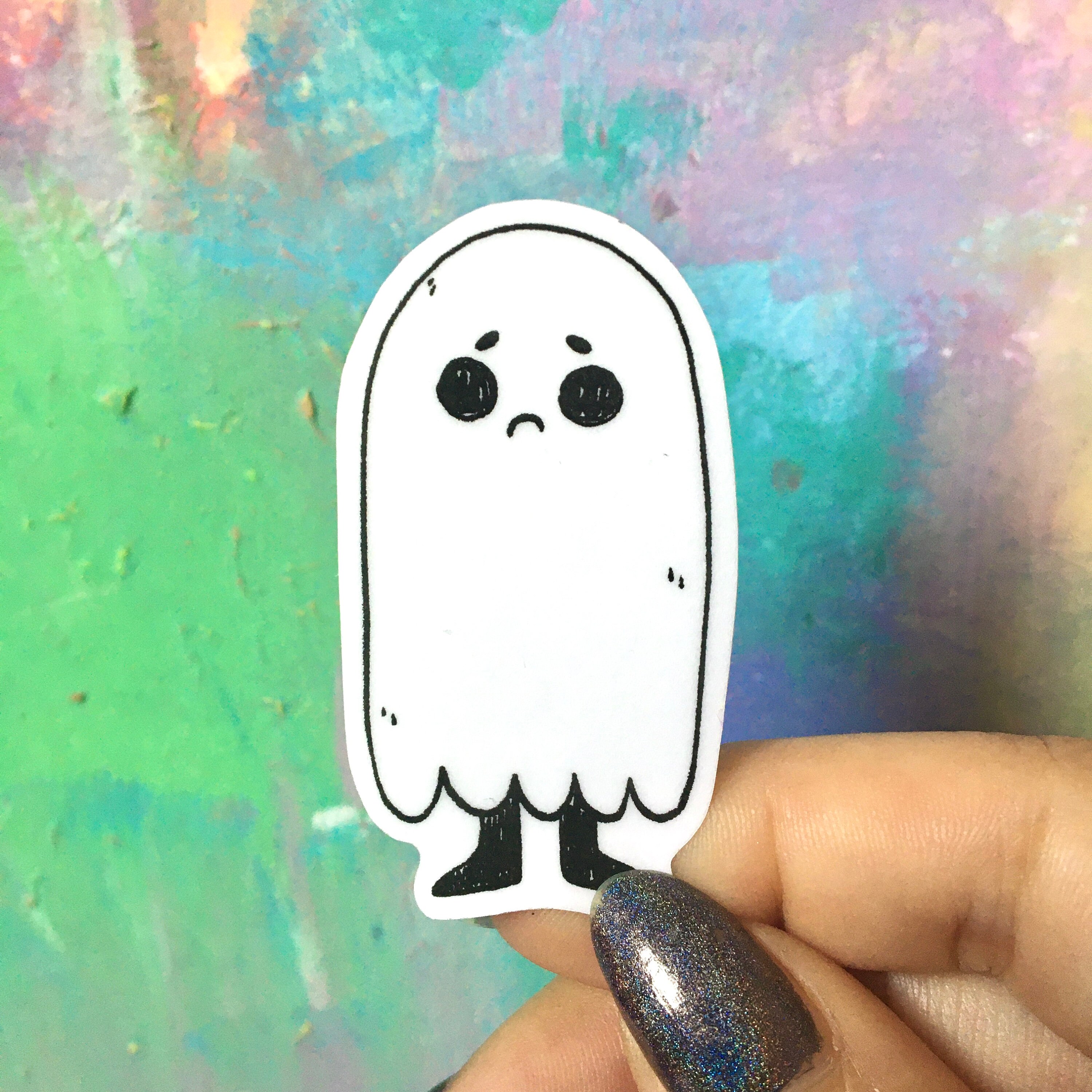 GLOSSY BOO CREW Sticker Pack Cute Ghost Stickers Halloween | Etsy