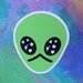 Classic Green Alien Sticker - Etsy