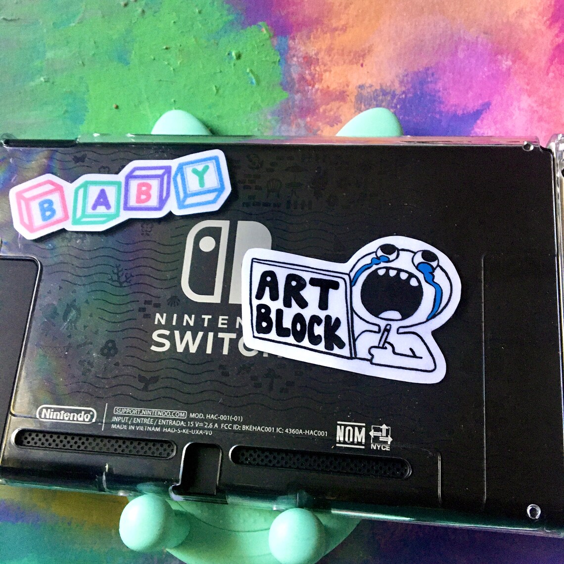 Artist ART BLOCK Sticker Glossy Vinyl Laptop Decal Sticker | Etsy