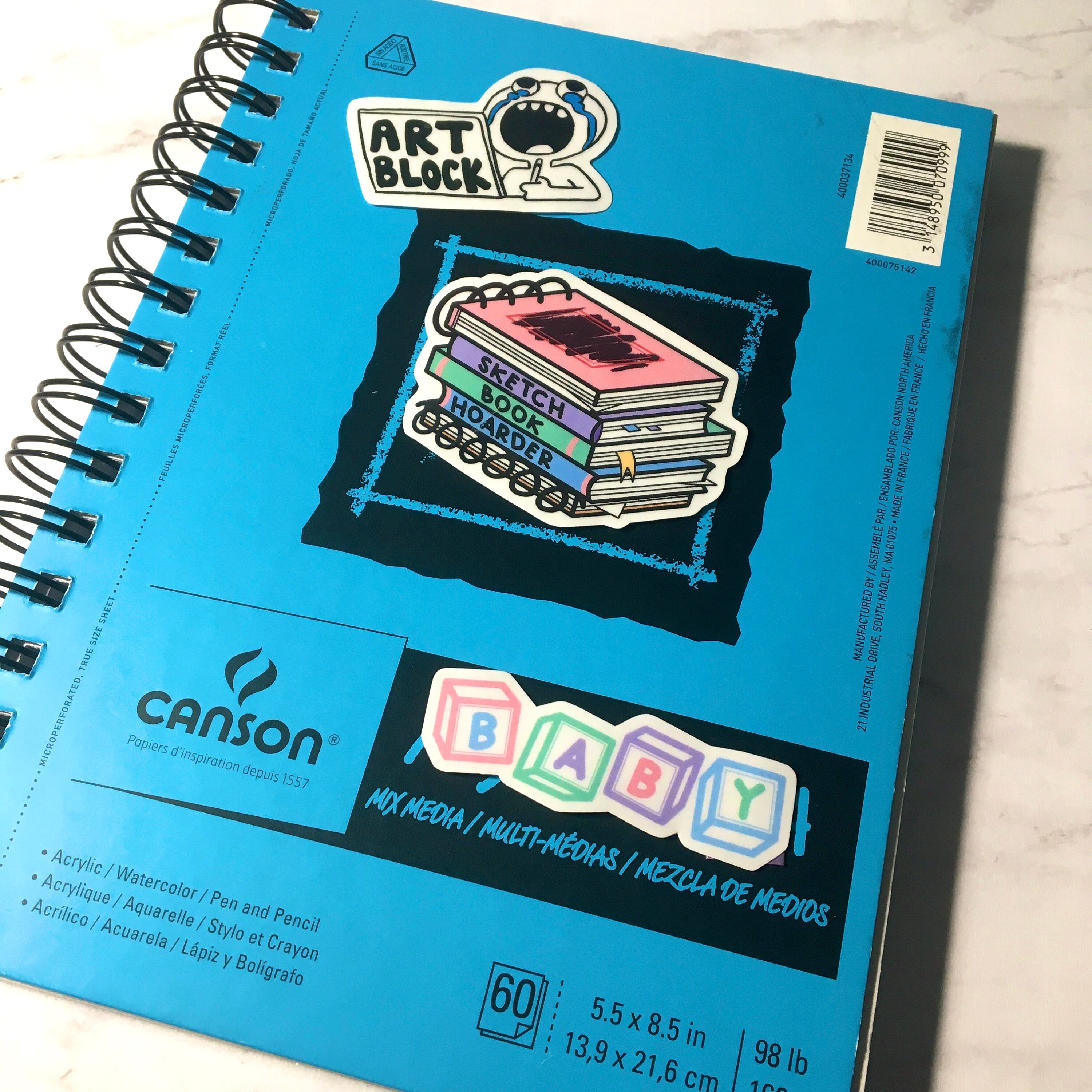 Artist ART BLOCK Sticker Glossy Vinyl Laptop Decal Sticker | Etsy