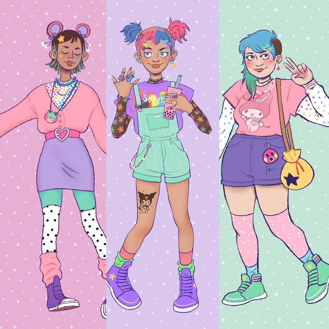 DIGITAL Cute Cartoon Portrait, Original Character Artwork, Custom ...