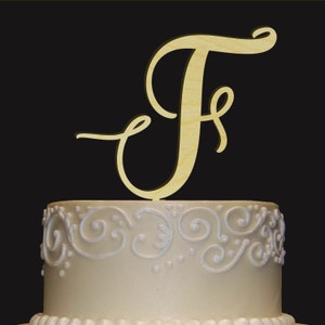 Wedding Cake Topper- Rustic Cake Topper-custom Cake Topper-letter Cake ...