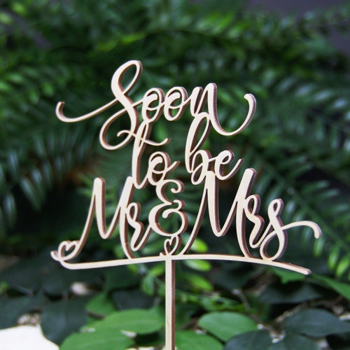 Bride to Be Bridal Shower Cake Topper Statement Topper - Etsy