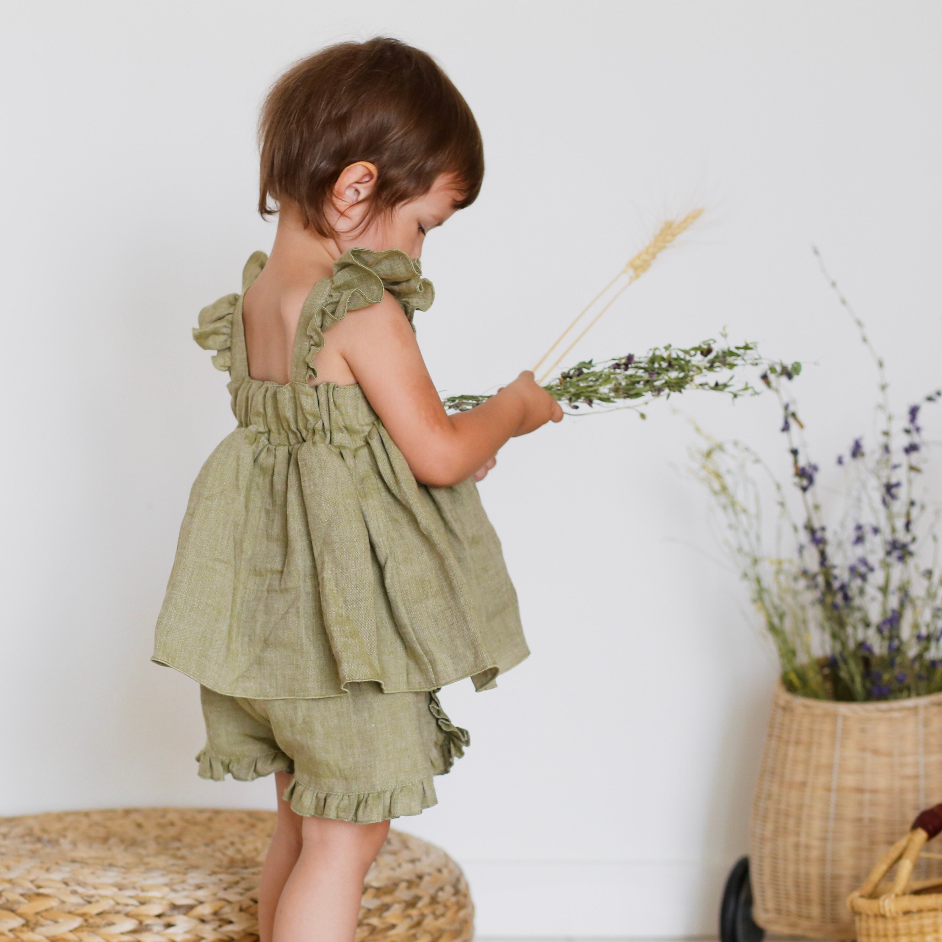 Beige Linen Boho Top - Etsy