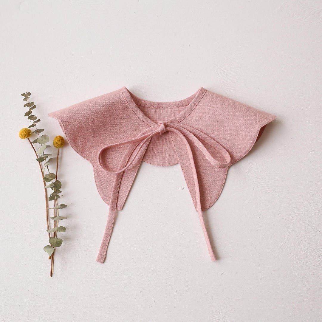 Linen Collar, Removable Linen Collar, Linen Collar for Dresses and Tops ...