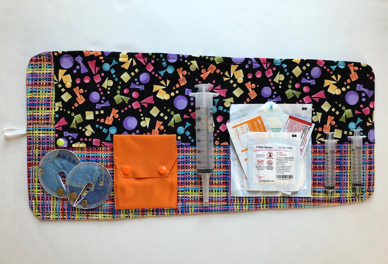 Feeding Tube Organizer, Syringe Roll, Accessory Organizer, Feeding Tube ...