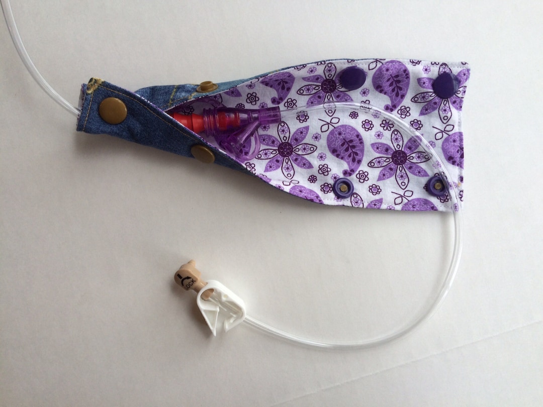 Feeding Tube Cover, Reversible, G-tube Connection Cover, Button Tube ...